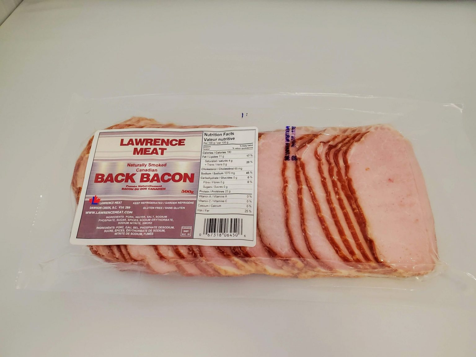 Back Bacon - Lawrence Meat