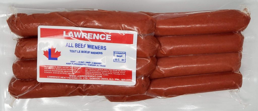 All Beef Wiener - Lawrence Meat